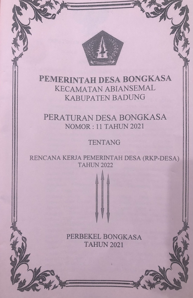 Rencana Kerja Pemerintahan Desa Bongkasa | Desabongkasa Badung Rencana Kerja Pemerintahan Desa Bongkasa | Desabongkasa Badung